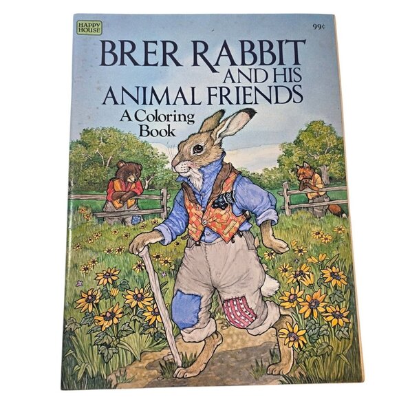 Other | Brer Rabbit And His Animal Friends Coloring Book Vintage 1985 ...